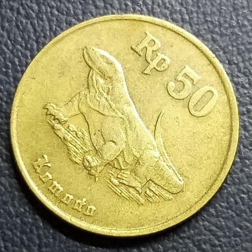 Jual Koin Mahar Indonesia - Rp 50 atau 50 Rupiah Komodo - Kab ...