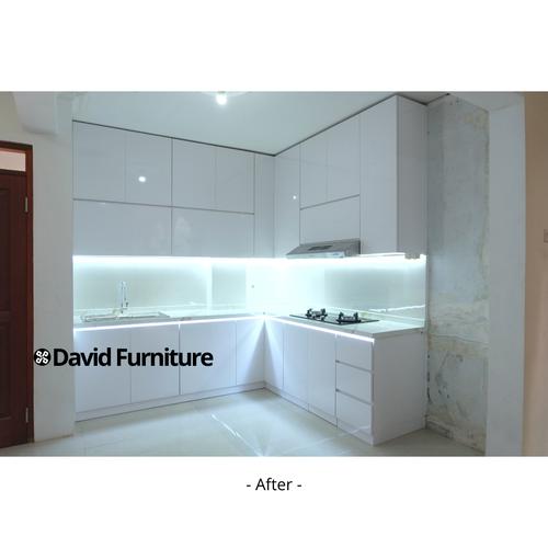 Jual kitchen set minimalis modern anti rayap PVC HPL aica pik - Jakarta ...