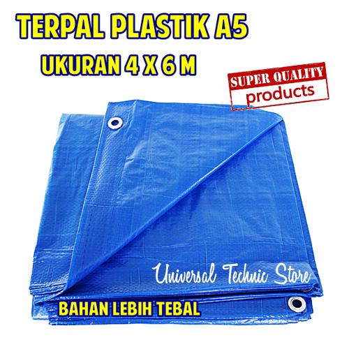 Jual Terpal Plastik Jadi / Terpal Atap / Terpal Bak Mobil A5 - 4 x 6 ...