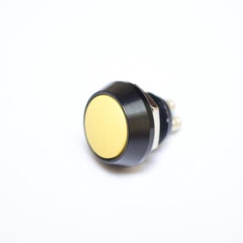 Jual tombol metal hitam kuning 12mm push button switch - Kota Bandung ...