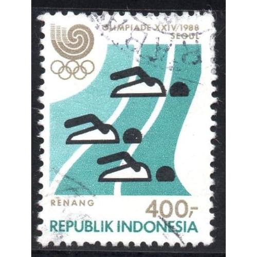 Jual Prangko/Perangko INDONESIA 1988 I-357-1225 OLYMPIADE KE-24 SEOUL ...