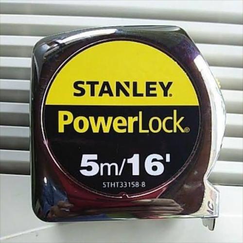 Jual Meteran Stanley ( 5m x 16" ) STHT33158 Powerlock Tape Stanley 33 ...