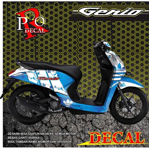 Jual decal genio biru muda.decal genio minimalis.decal genio - Kab ...