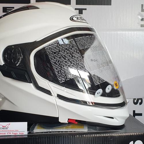 Jual ZEUS ZS613C SOLID WHITE ZS 613C - Helm aja, M - Jakarta Utara ...