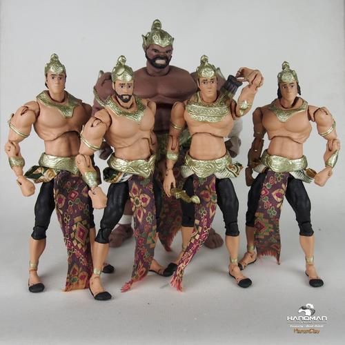 Jual Figure pewayangan tanpa gatotkaca | bima nakula sadewa arjuna ...