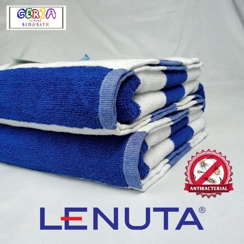 Jual Handuk Mandi Jumbo Dewasa Pantai Lenuta 85x150 Biru BCA Stripe ...