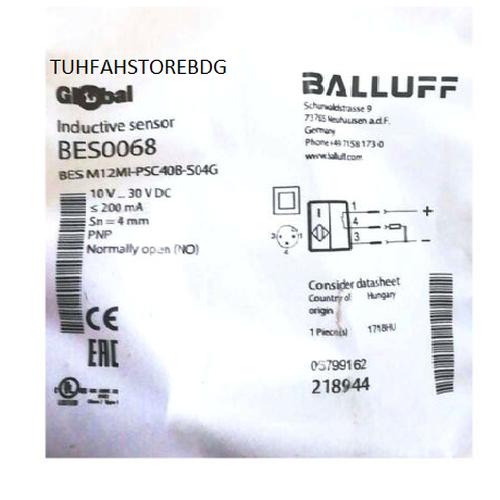 Jual BALLUFF BES M12MI-PSC40B-S04G BES0068 Inductive Standard Sensors PNP - Kota Bandung ...