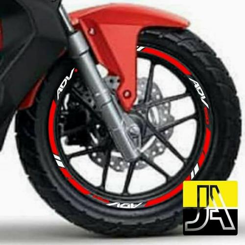 Jual sticker list velg Rhimm honda adv v2 merah putih - Kota Tangerang ...