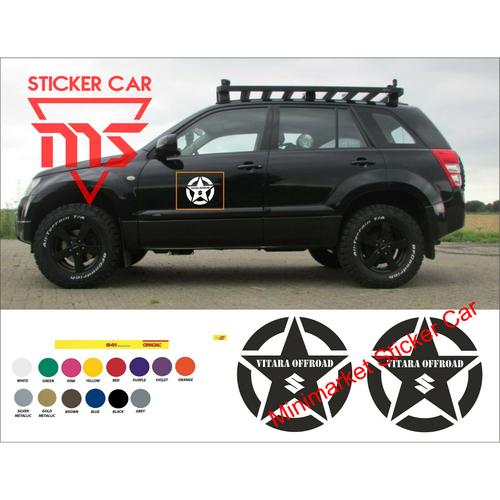 Jual sticker stiker suzuki offroad grand vitara off road sport bintang ...