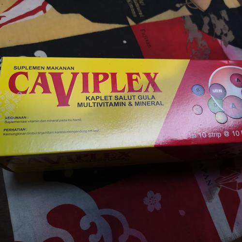 Jual Caviplex multivitamin mineral box 100 capl - Kota Bandung ...