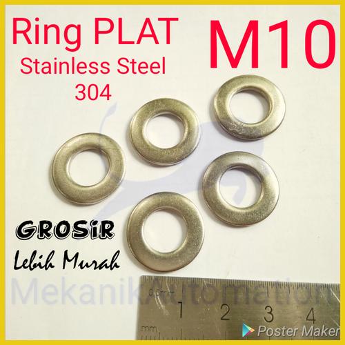 Jual Ring Plat M10 SUS304 - Jakarta Timur - Mekanikautomation | Tokopedia