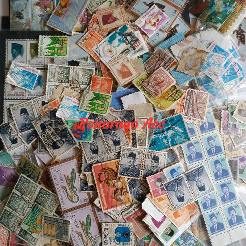 Jual Perangko lama indonesia campur perangko kuno perangko jadul campur ...