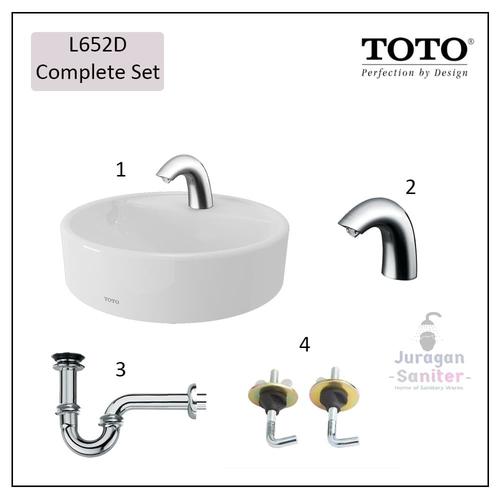 Jual Toto L652D Wastafel Meja Bulat Kran Sensor - Jakarta Barat ...