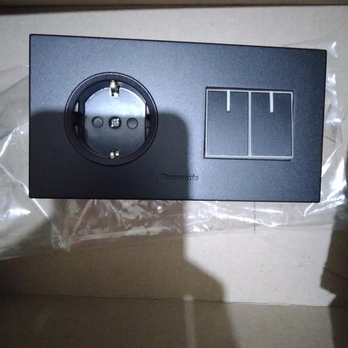 Jual Panasonic Stop Kontak Saklar 2G Hitam - Jakarta Pusat - GUDANG ...