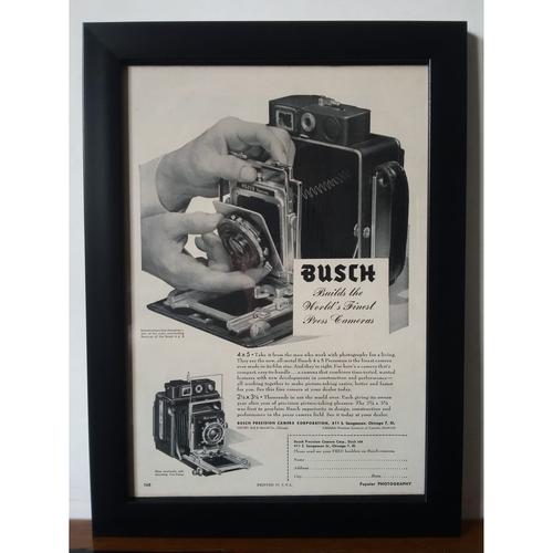 Jual Frame Iklan Kamera Jadul 40s Asli. Hiasan Dinding Poster Antik ...