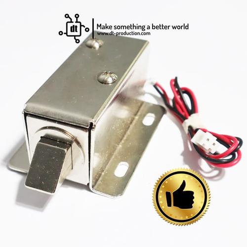 Jual Selenoid Door Lock 12v Model Besar Modul Kunci Pintu Arduino ...