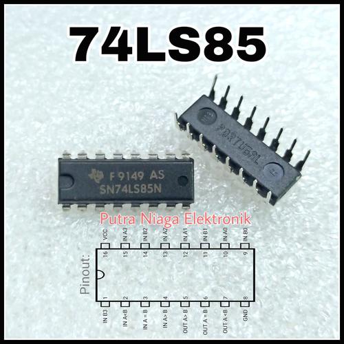 Jual ic TTL 7485 74LS85 Comparator 4 bits SN74LS85N Dip 16p - Kota Bandung - Putra Niaga ...