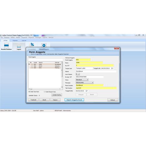 Jual Software Koperasi Simpan Pinjam paket Standart - Kab. Sidoarjo ...