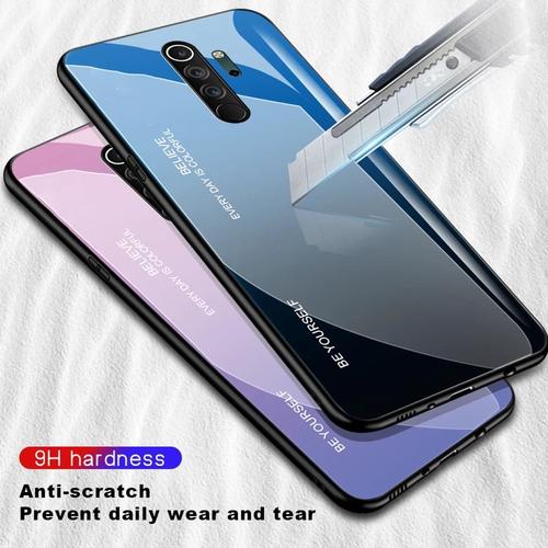 Jual Gradient Glass Case Xiaomi Redmi Note 8 Pro Note8Pro Back Cover ...