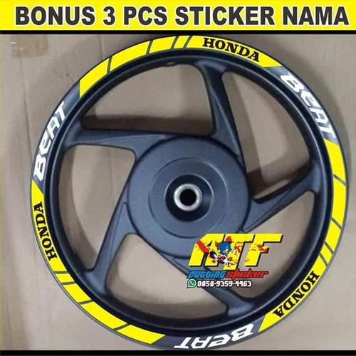 Jual sticker velg motor beat/lis velg motor - Kab. Karanganyar - atf ...
