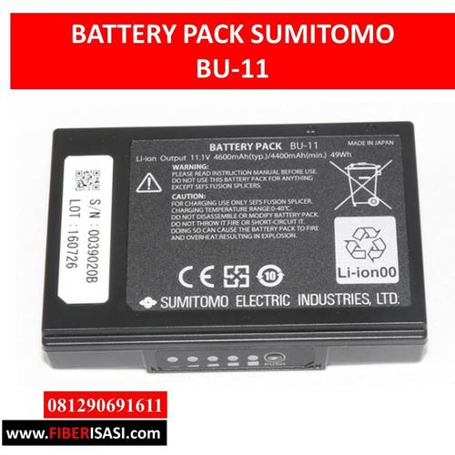 Jual Baterai Pack BU-11 Splicer Sumitomo T-71C T-81C T-Z1C Q101 T-600C ...