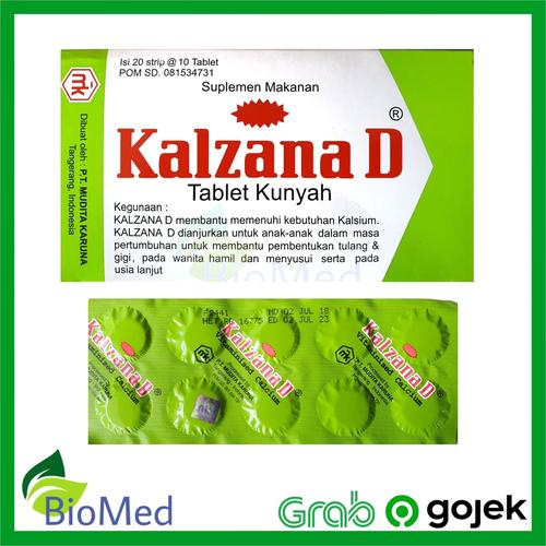 Jual KALZANA D TABLET KUNYAH - Vitamin Suplemen Makanan Kesehatan ...