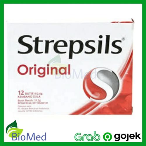 Jual STREPSILS ORIGINAL MERAH - Permen Pelega Sakit Tenggorokan Batuk ...