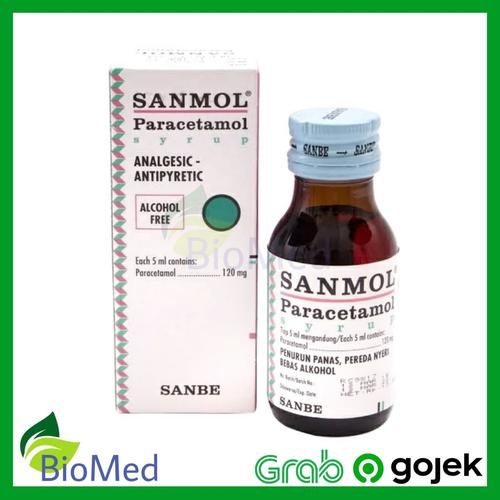Jual SANMOL SIRUP 60 ml - Obat Demam Pusing Sakit Kepala Tahan Sakit ...