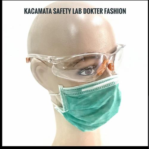 Jual Kacamata Laboratorium Dokter APD Clear Safety Glasses - Kota ...
