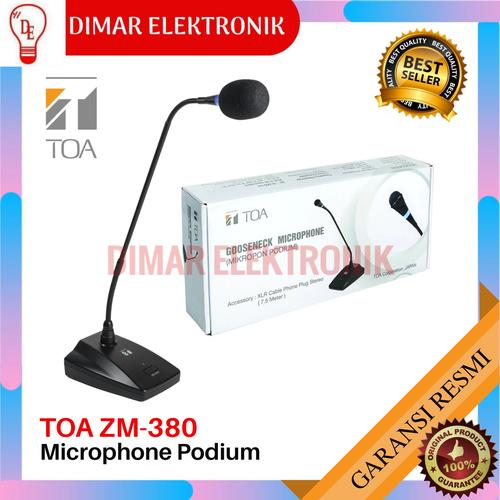 Jual Microphone Mimbar TOA ZM-380-AS Gooseneck Microphone Podium - Kota ...