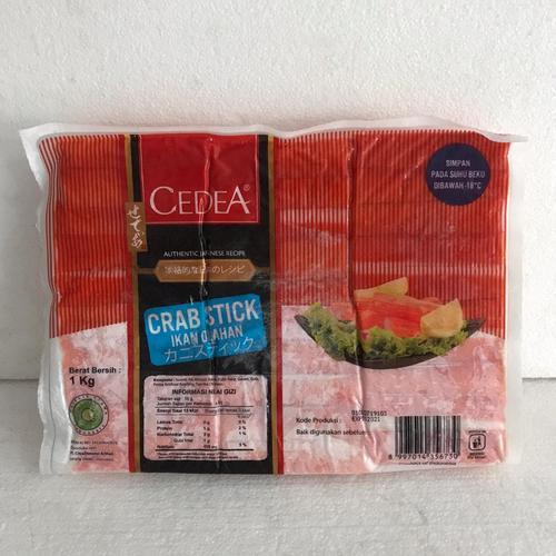 Jual CEDEA crab stick 1kg sea stick kepiting ikan olahan shabu murah ...