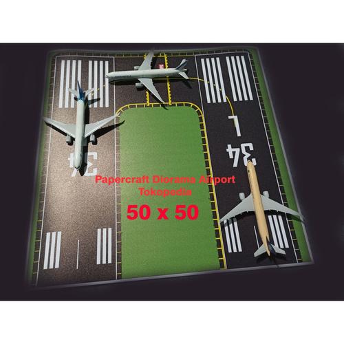 Jual Mat Airport Dual Runway Diecast Garuda - Kota Padang - papercraft ...