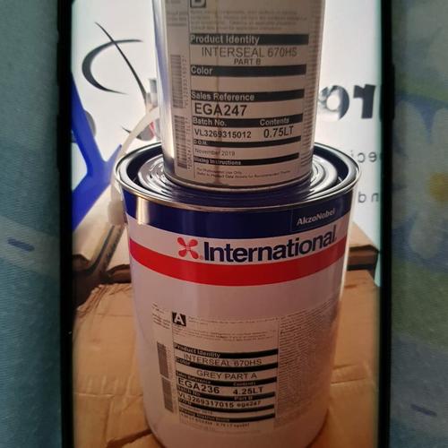 Jual International Paint - Interseal 670 HS - Cat Epoxy - 5 liter - Abu ...