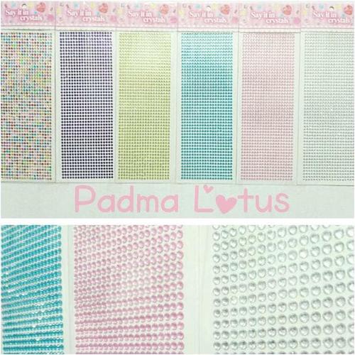 Jual Hot Produk Stiker Hp Sticker Diamond Manik Manik Swarowski ...