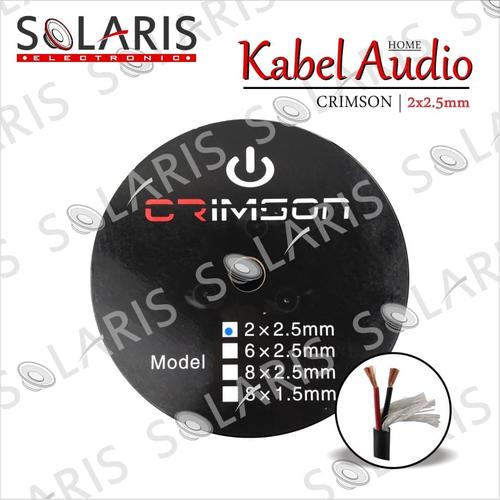 Jual KABEL SPEAKER HIGH QUALITY Crimson 2x2.5 mm Kabel Tasker PER METER ...
