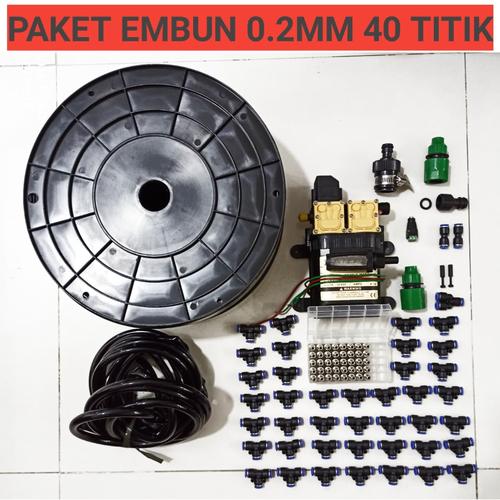 Jual PAKET MISTING 0.3MM 40 TITIK EMBUN MIST NOZZLE KABUT SPRINKLER ...