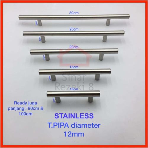 Jual Handle Tarikan Pipa Bulat 12x30 STAINLESS Laci Pintu Lemari Rumah ...