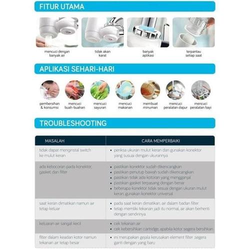 Jual Filter Kran Air Waterplus Fft 021 / Filter Air (7 Step Filter Process) - Jakarta Pusat ...