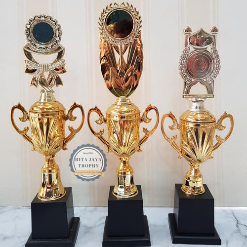 Jual Piala/Trophy 40cm-50cm sudah termasuk Tulisan dan Logo komplit N ...
