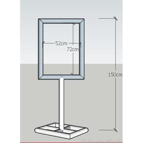 Jual CUSTOM SIGNAGE 50x70cm Plus Tiang 150 cm - Kota Bandung ...