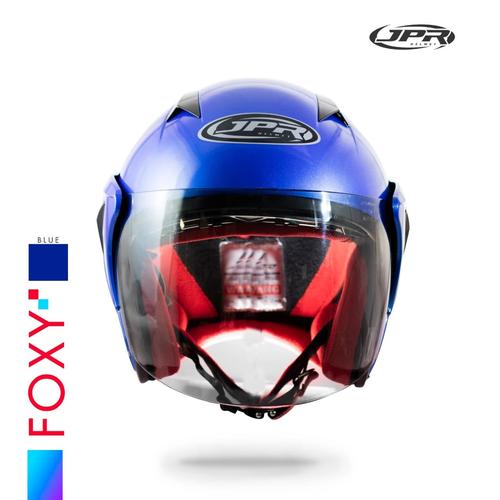 Jual Helm JPR Foxy Solid - Blue Metalic Gloss - All Size - Kab ...