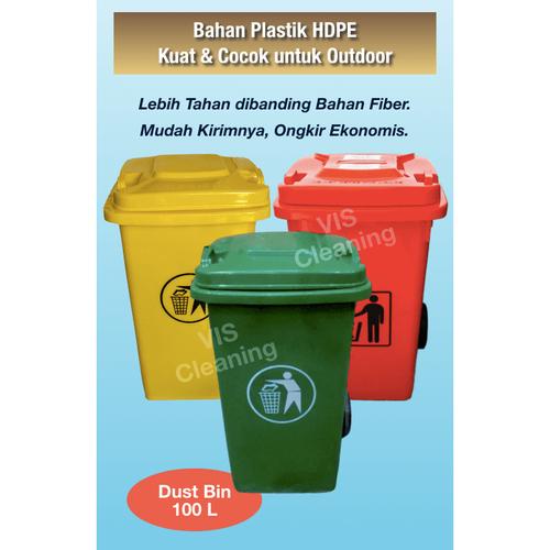 Jual Tempat Sampah Plastik KLEEN 100 L ( Plastic Dust Bin ) - Jakarta Barat - VIS Cleaning ...
