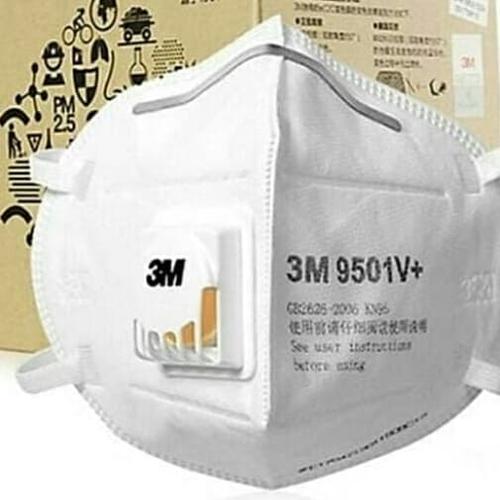 Jual Masker 3M 9501V+ Per Box / Bag Isi 25 PCS Original 100% - Bag isi ...