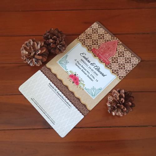 Jual Undangan Pernikahan Batik Wayang Modern - Kab. Jember - Aulia ...