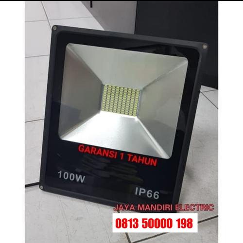Jual lampu sorot led 100 watt / floodlight led 100w 100watt garansi 1 ...