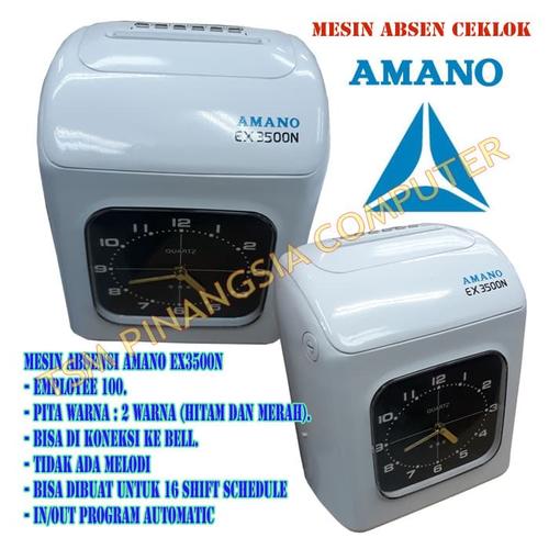 Jual Mesin Absen Manual Amano EX 3500 N - Jakarta Barat - Tsm Pinangsia ...