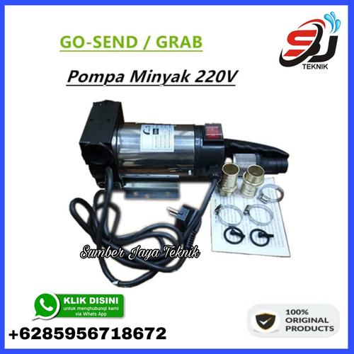 Jual Pompa Minyak Pompa Oli AC 220V Pompa Hisap Cairan Air Bensin Solar ...
