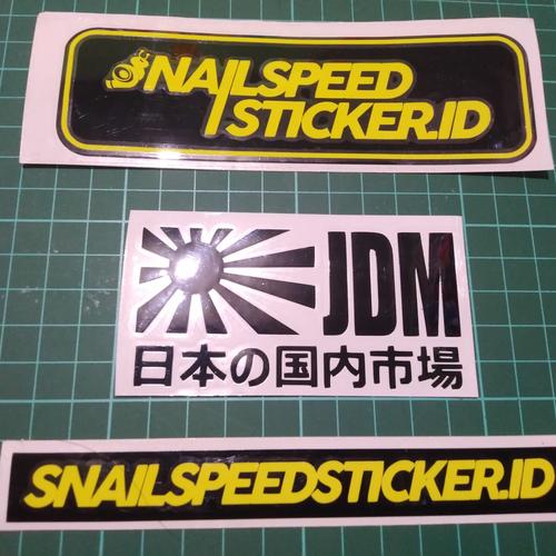 Jual sticker logo JDM with flag - Kota Bandung - Snailspeed sticker ...