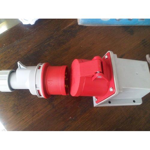 Jual Plug & Socket 5 PIN 32A MASKO Stop Kontak INDUSTRIAL Mounting Sur ...
