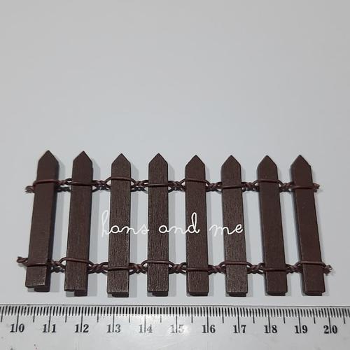 Jual Maket Pagar Mini Miniatur 5cm - Coklat - Jakarta Barat - Hans and ...